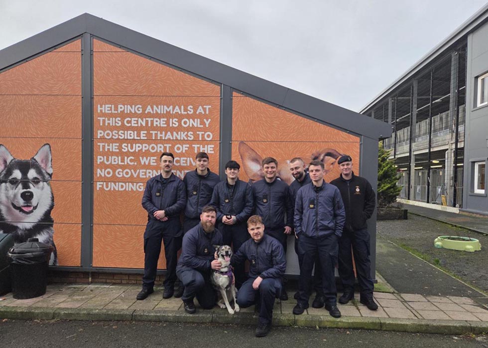 Junior sailors from HMS Ambush take part in Glasgow SPCA volunteering ...